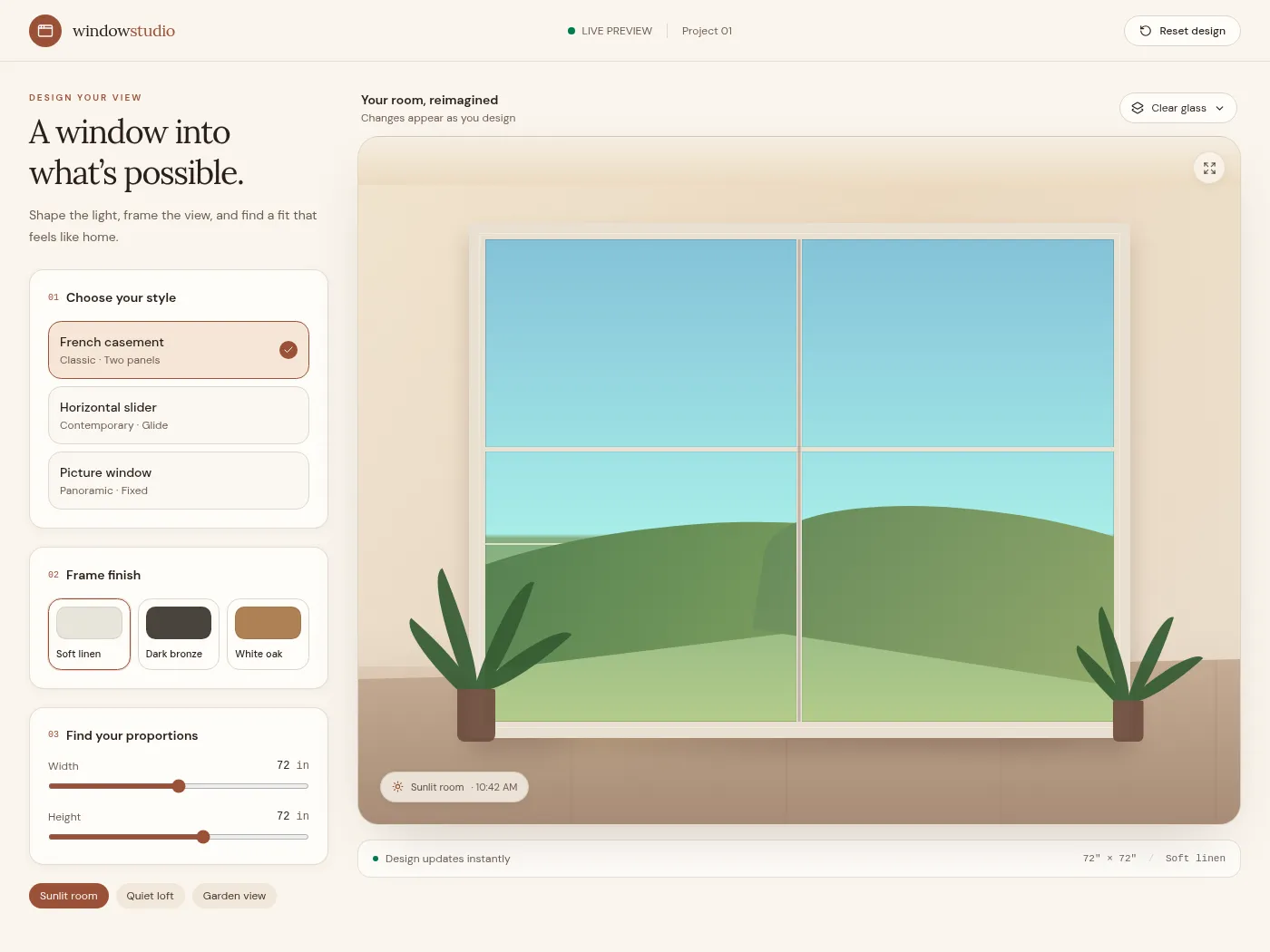 Window Simulator