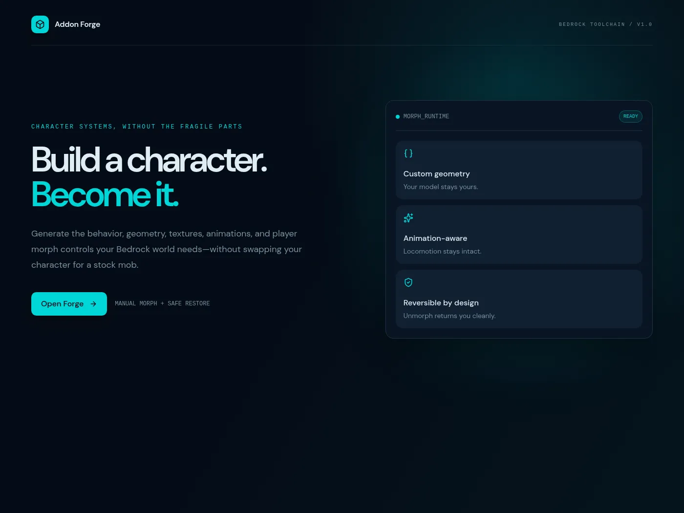AI Minecraft Addon Forge