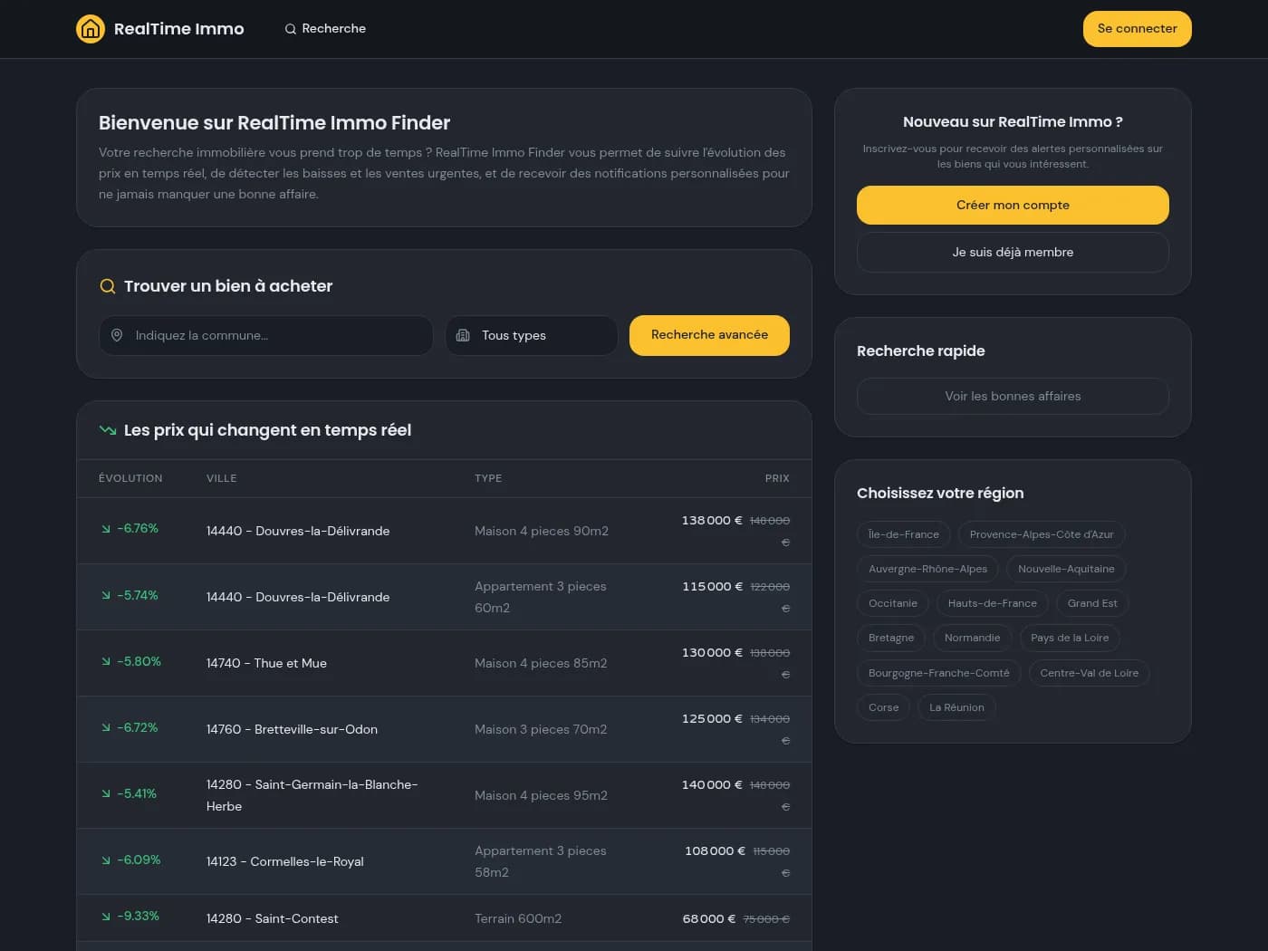 RealTime Immo Finder