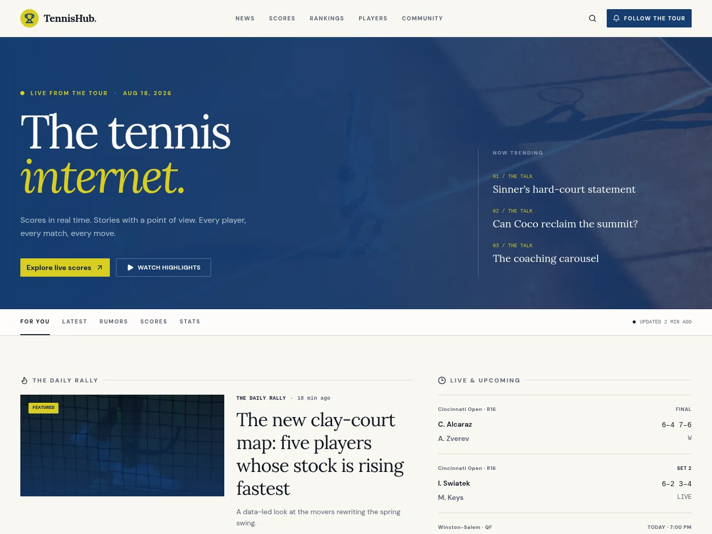 TennisHub Live
