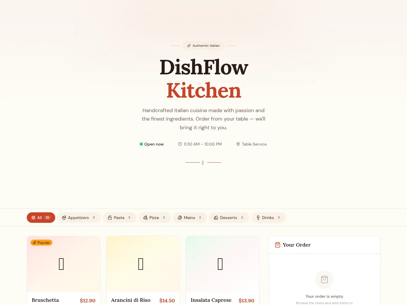 SaaS Restaurant Order Pro