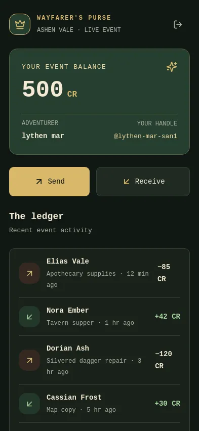 LARP Wallet App