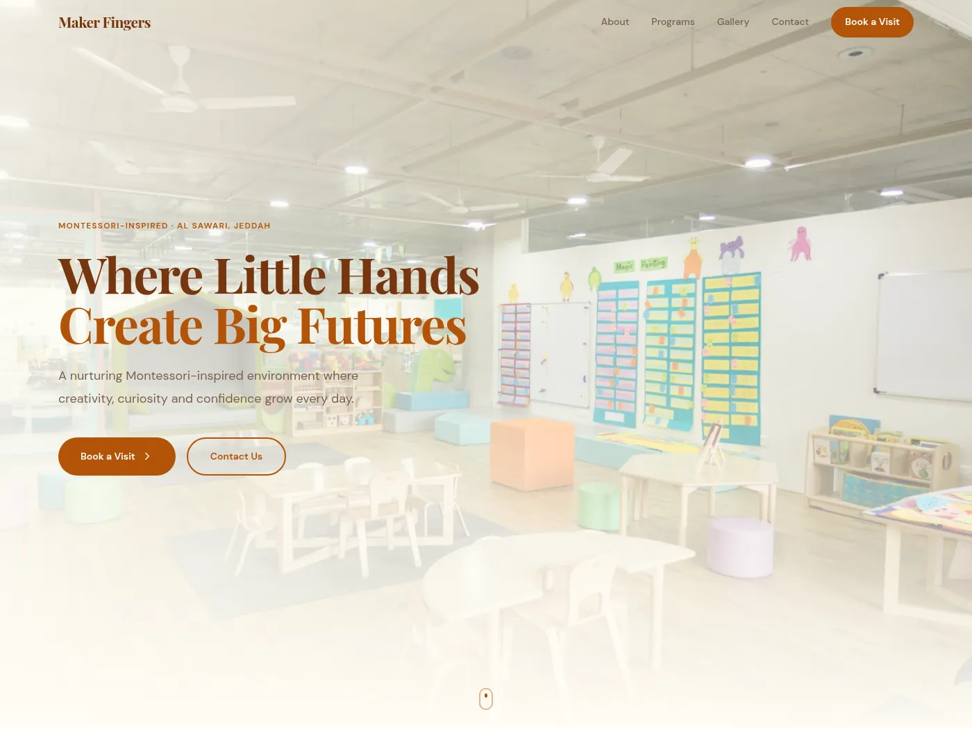 Maker Fingers Kindergarten Site