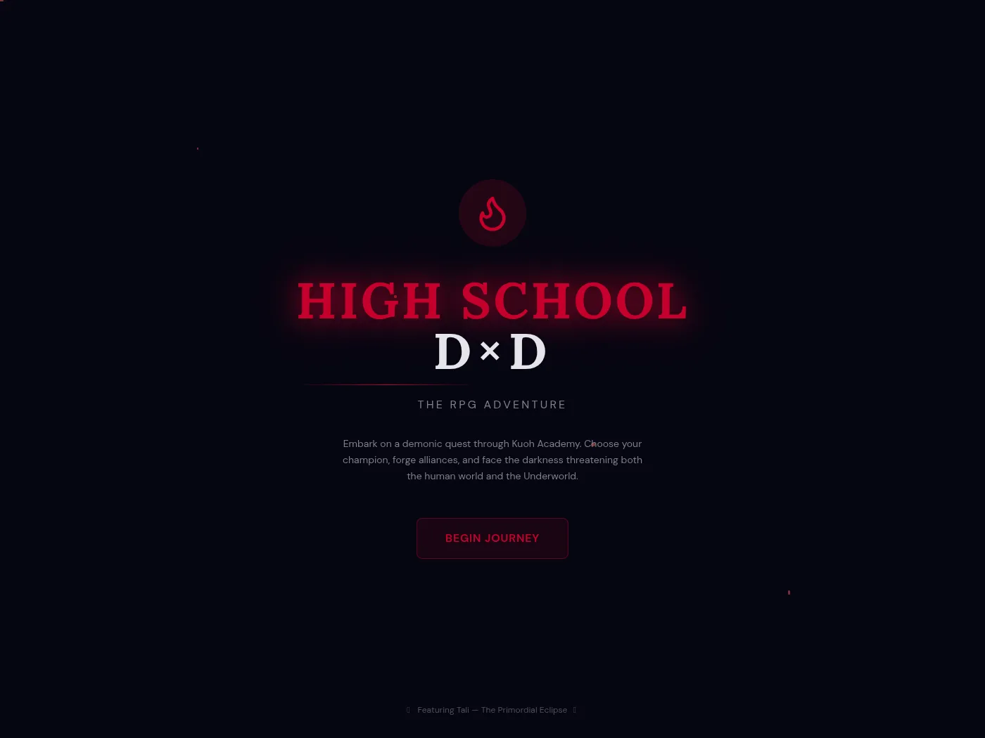 High School DxD RPG