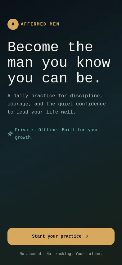 Affirmed Men App