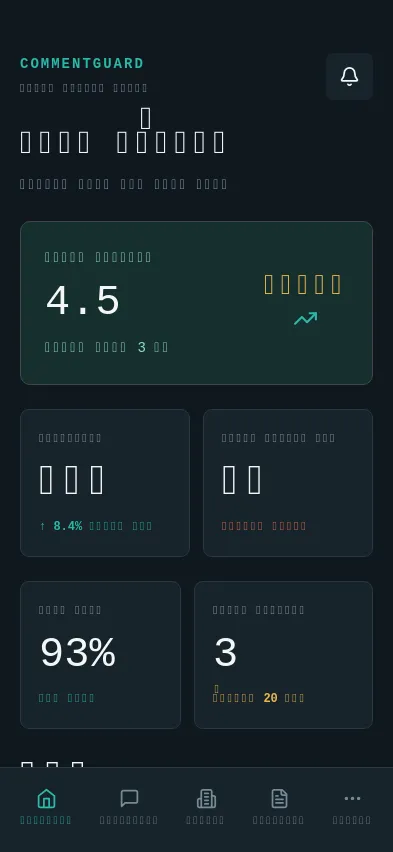 CommentGuard Mobile SaaS