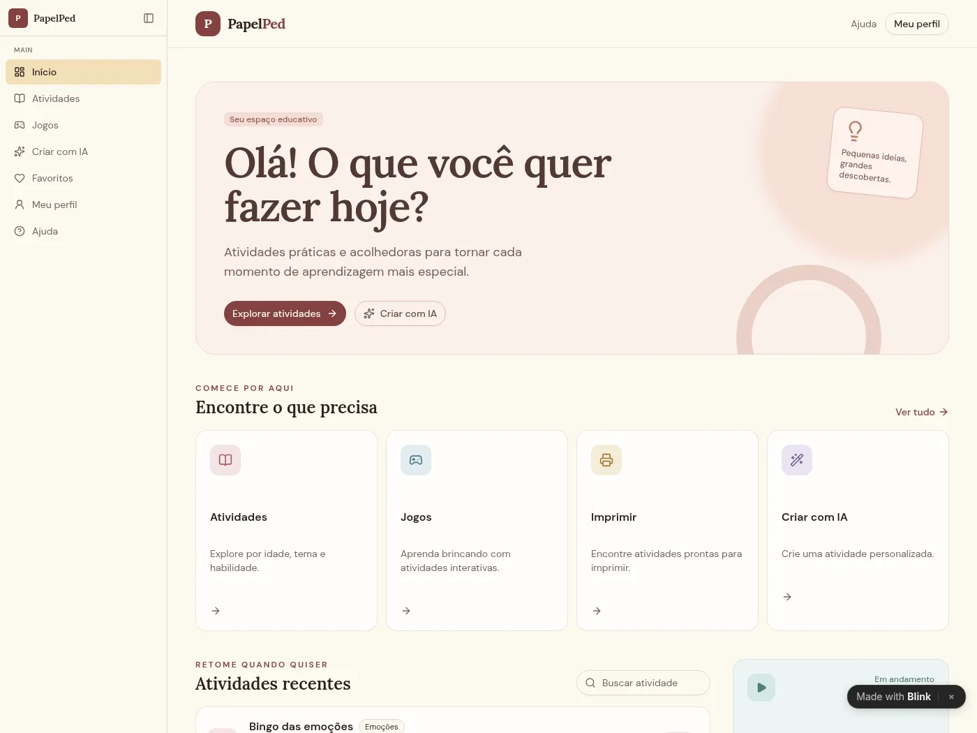 PapelPed Plataforma Educativa
