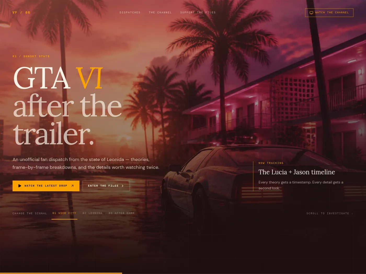 GTA VI Promo Landing