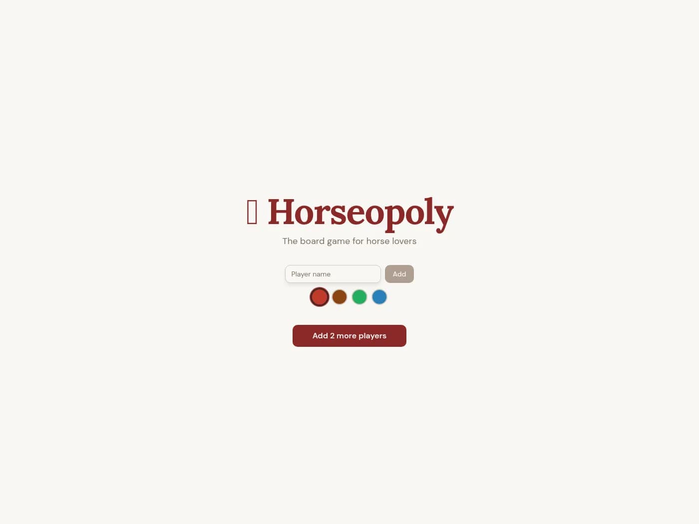 Horseopoly