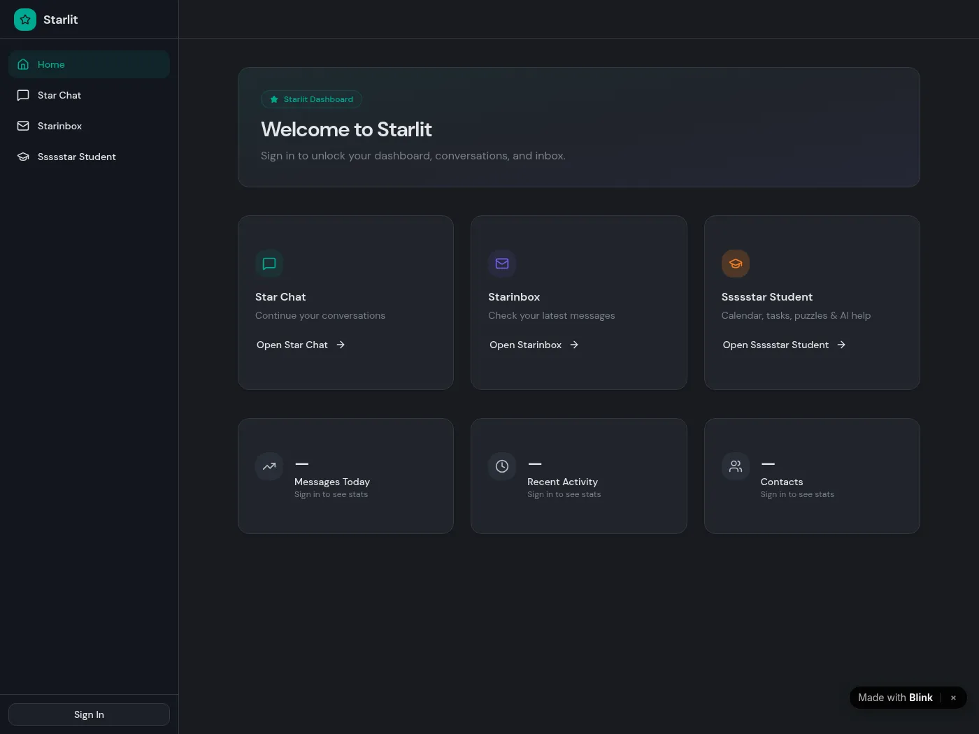 Starlit Chat Suite