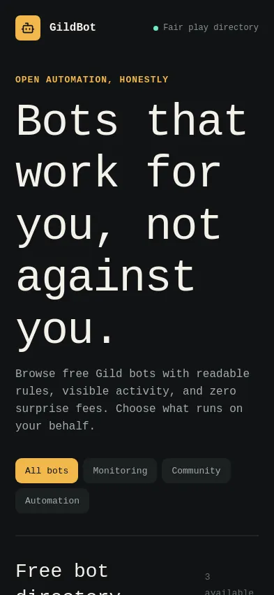 GildBot Fair Play