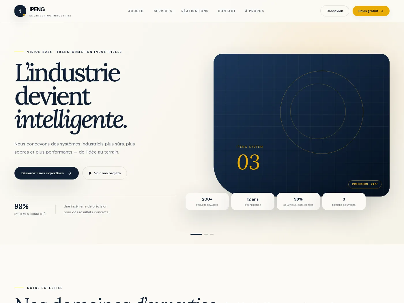 Premium Web Landing Redesign