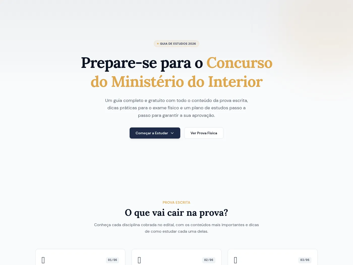 Concurso Prep Guide