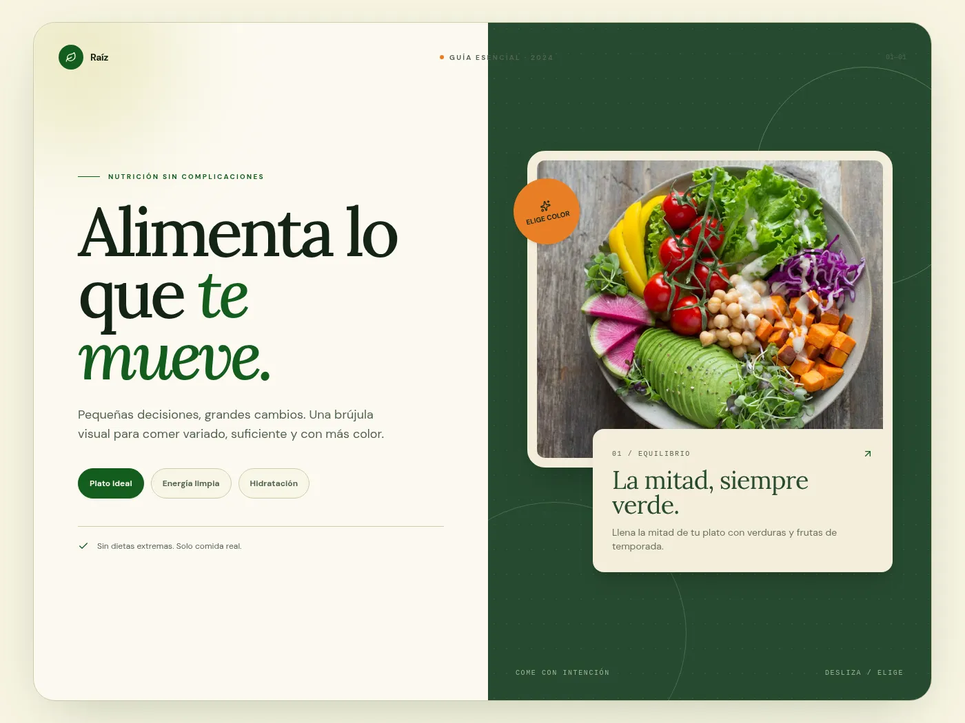 Healthy Food Slide