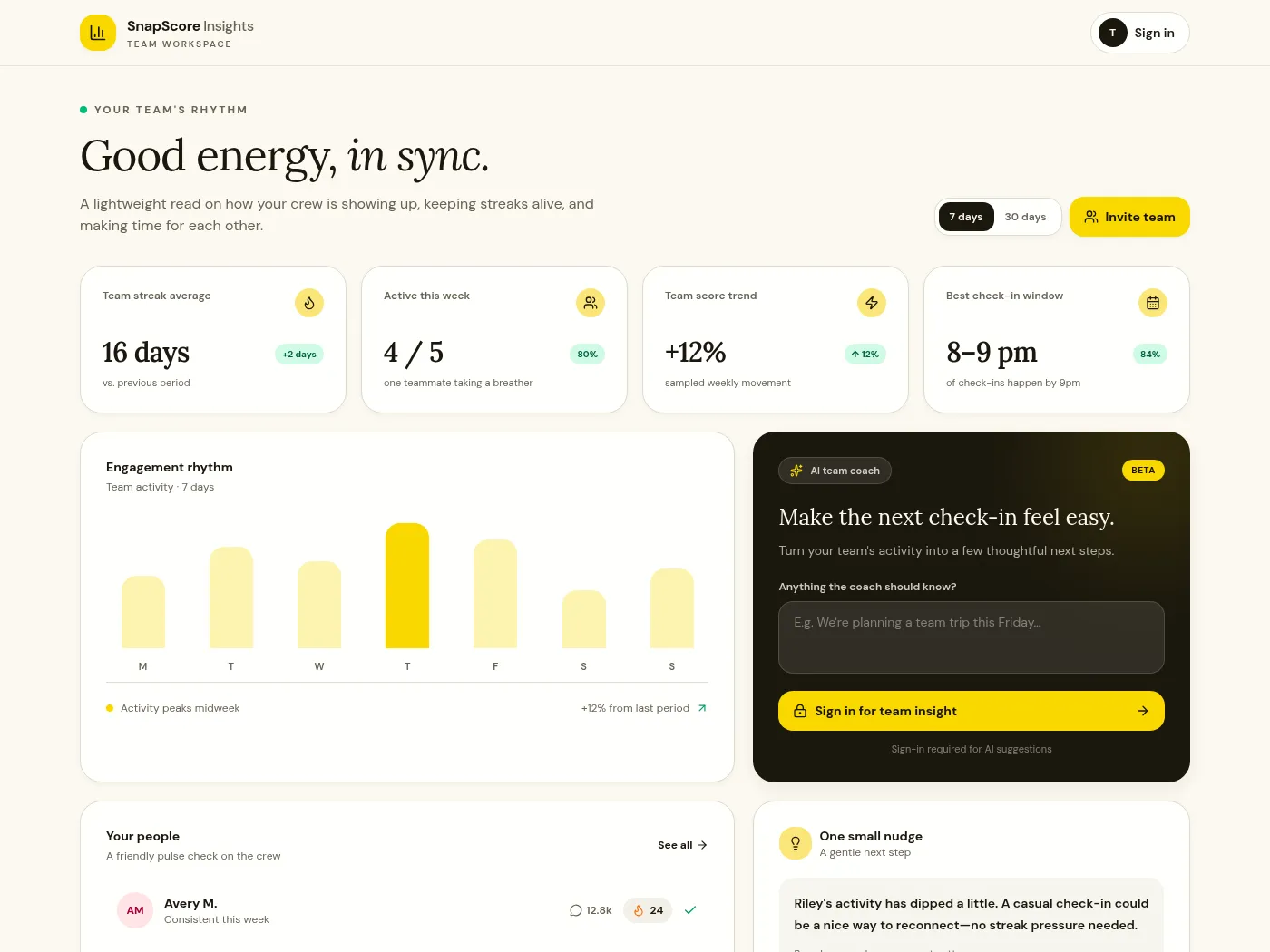 SnapScore Insights