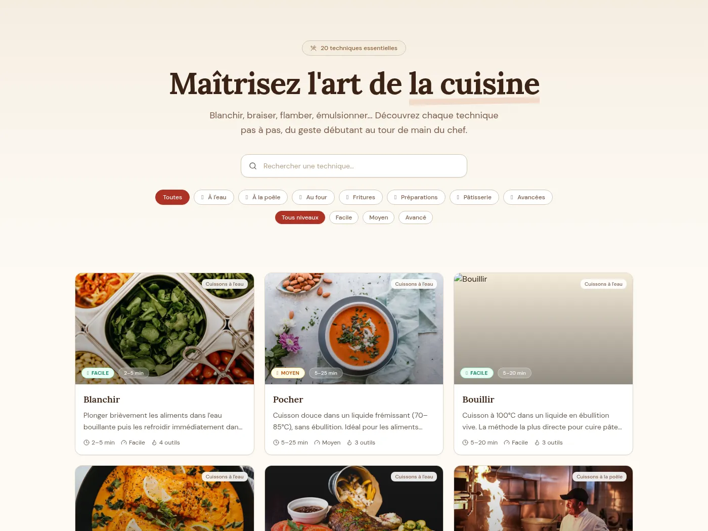 Cuisine Mastery App