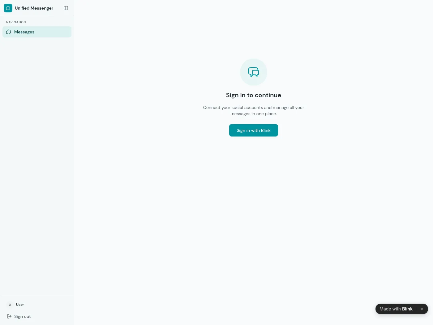 Unified Social Messenger