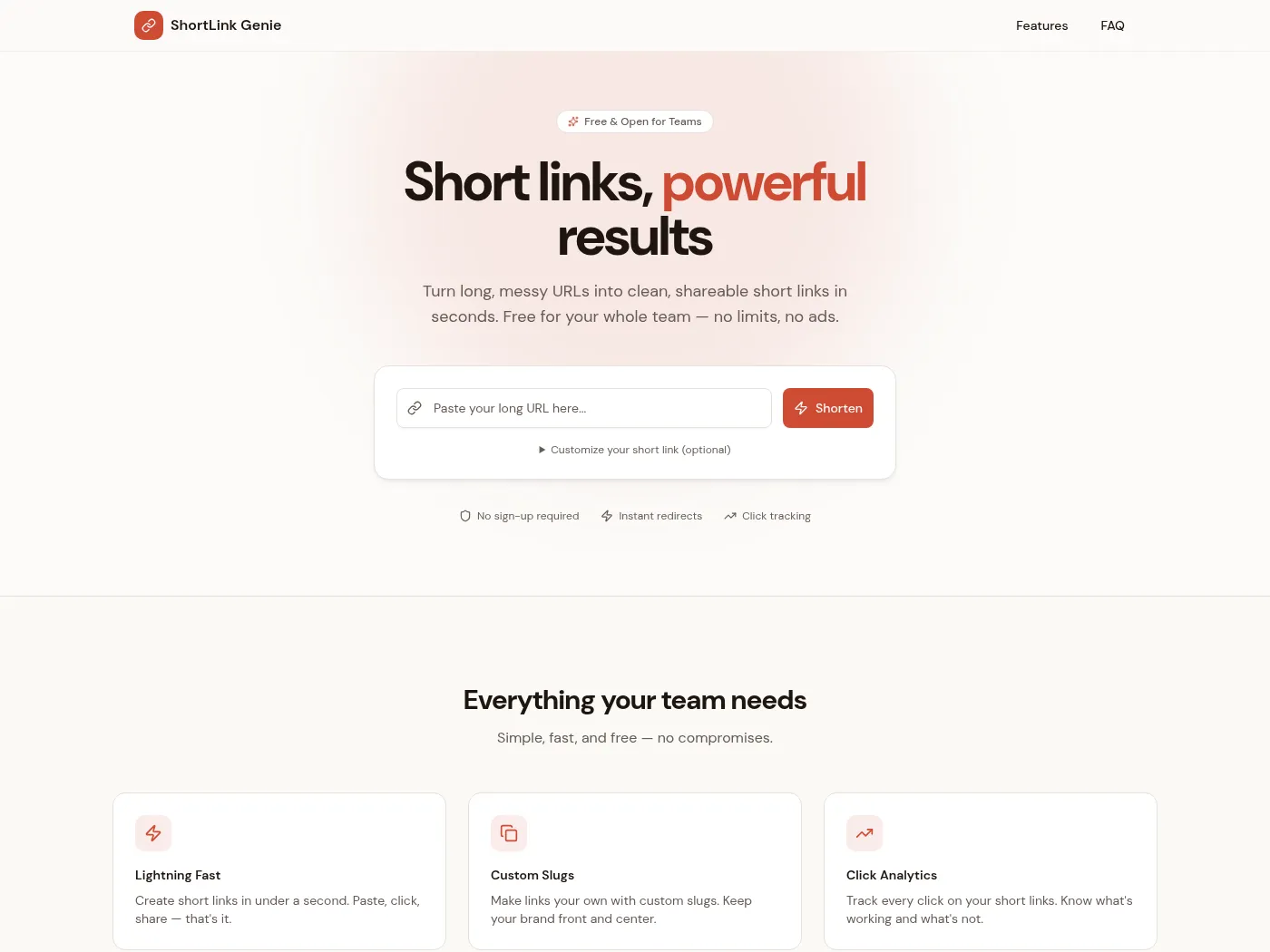 ShortLink Genie