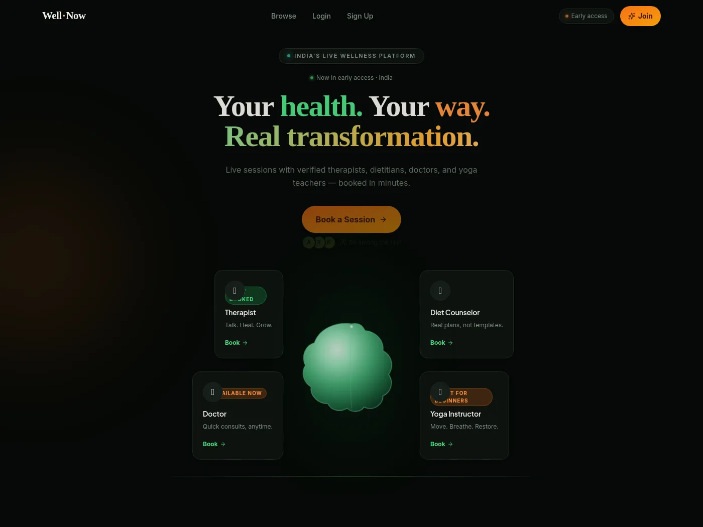 Well-Now 3D Website