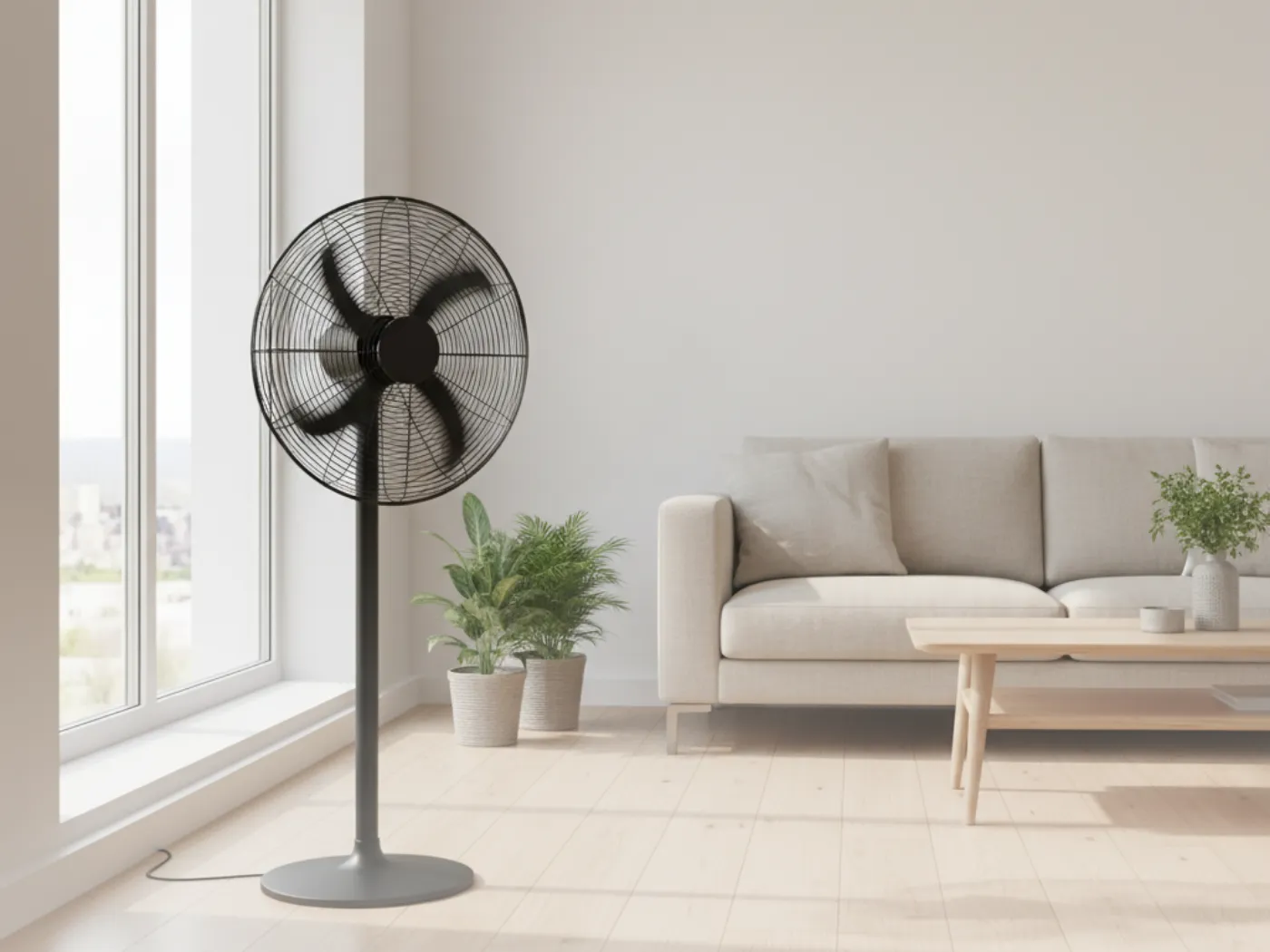 Modern Pedestal Fan Showcase