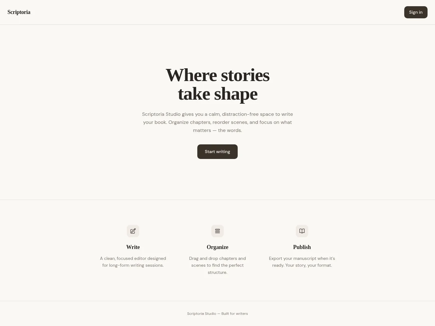 Scriptoria Studio