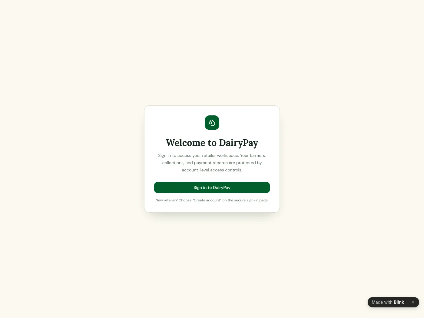 DairyPay SaaS Platform