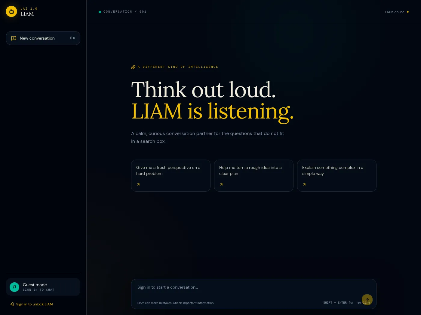 LAI 1.0 LIAM Bot