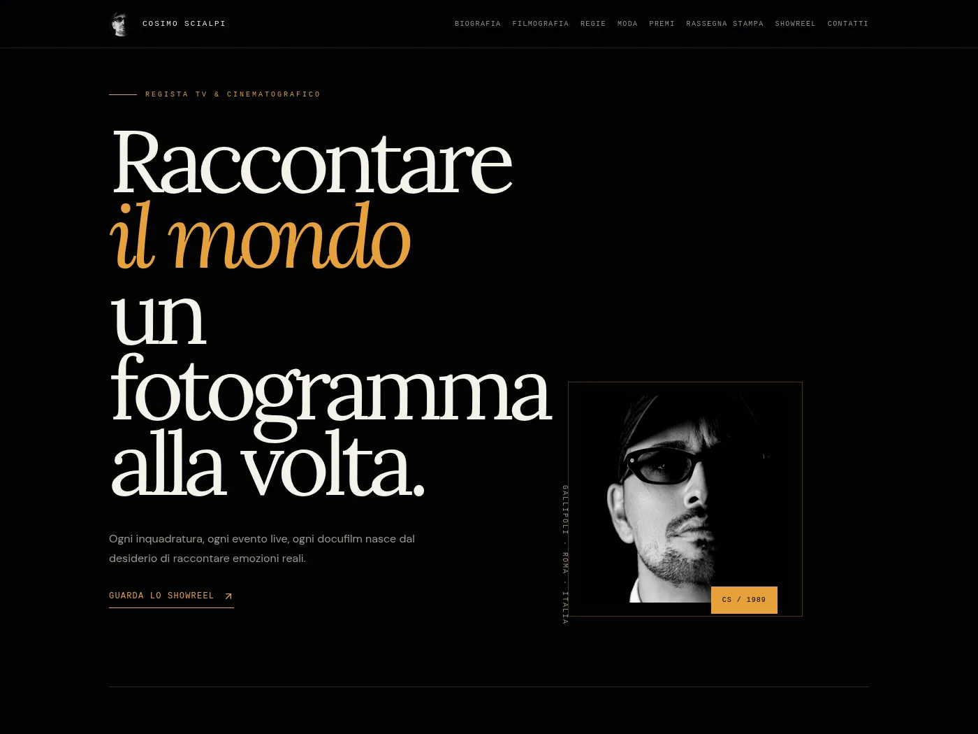 Cosimo Scialpi Portfolio Rebuild