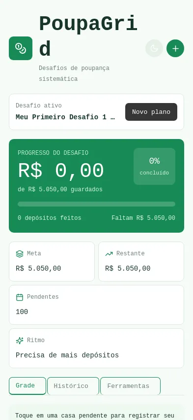 PoupaGrid Mobile