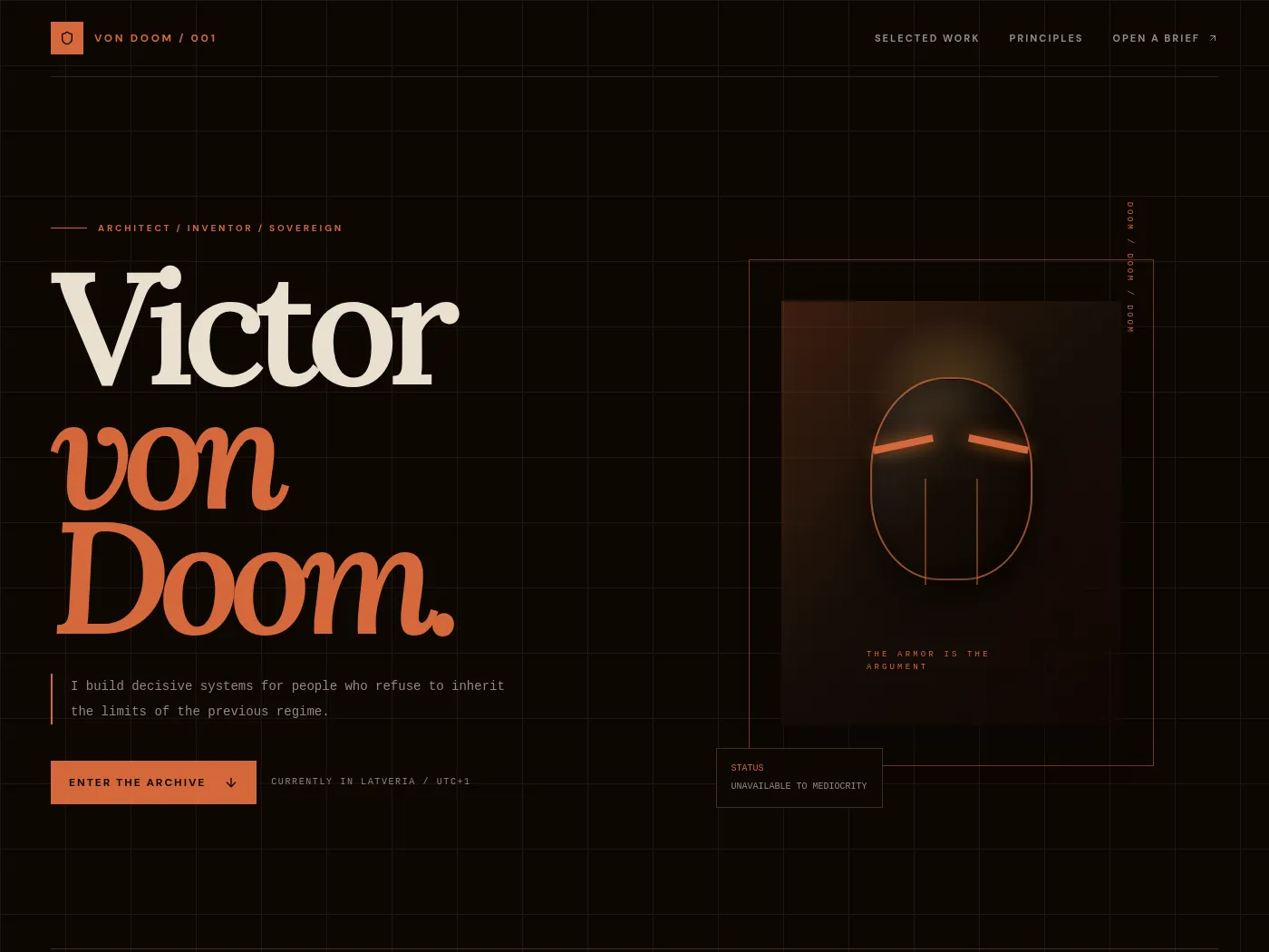 Dr. Doom Portfolio