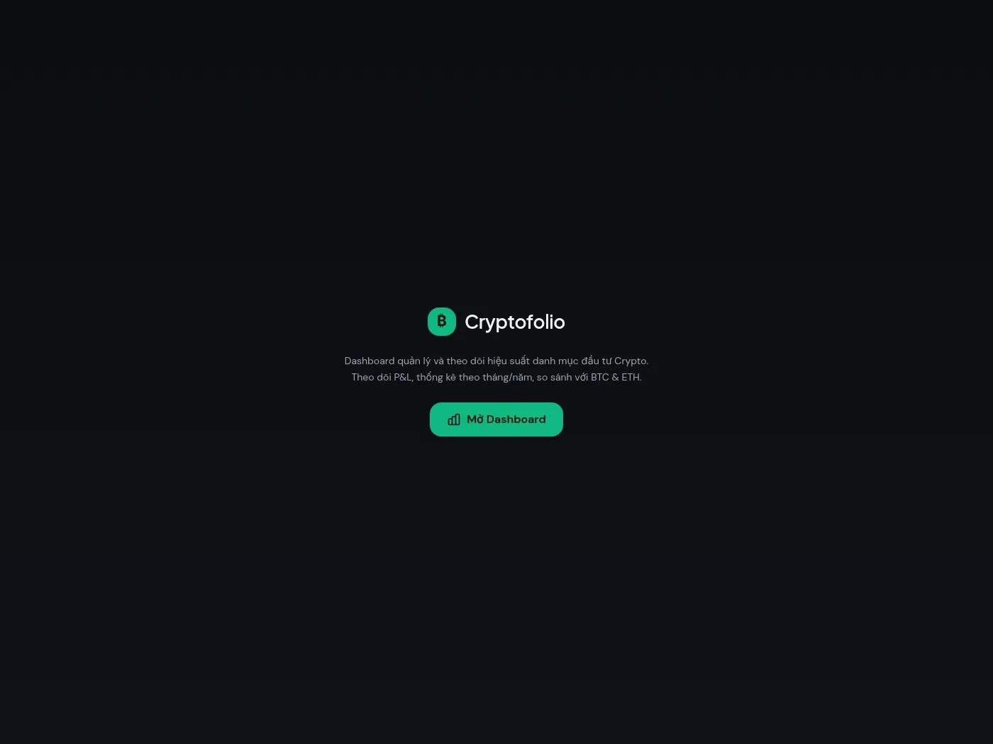Cryptofolio Dashboard