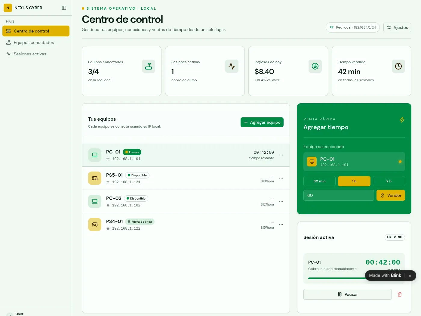 Cyber Control App