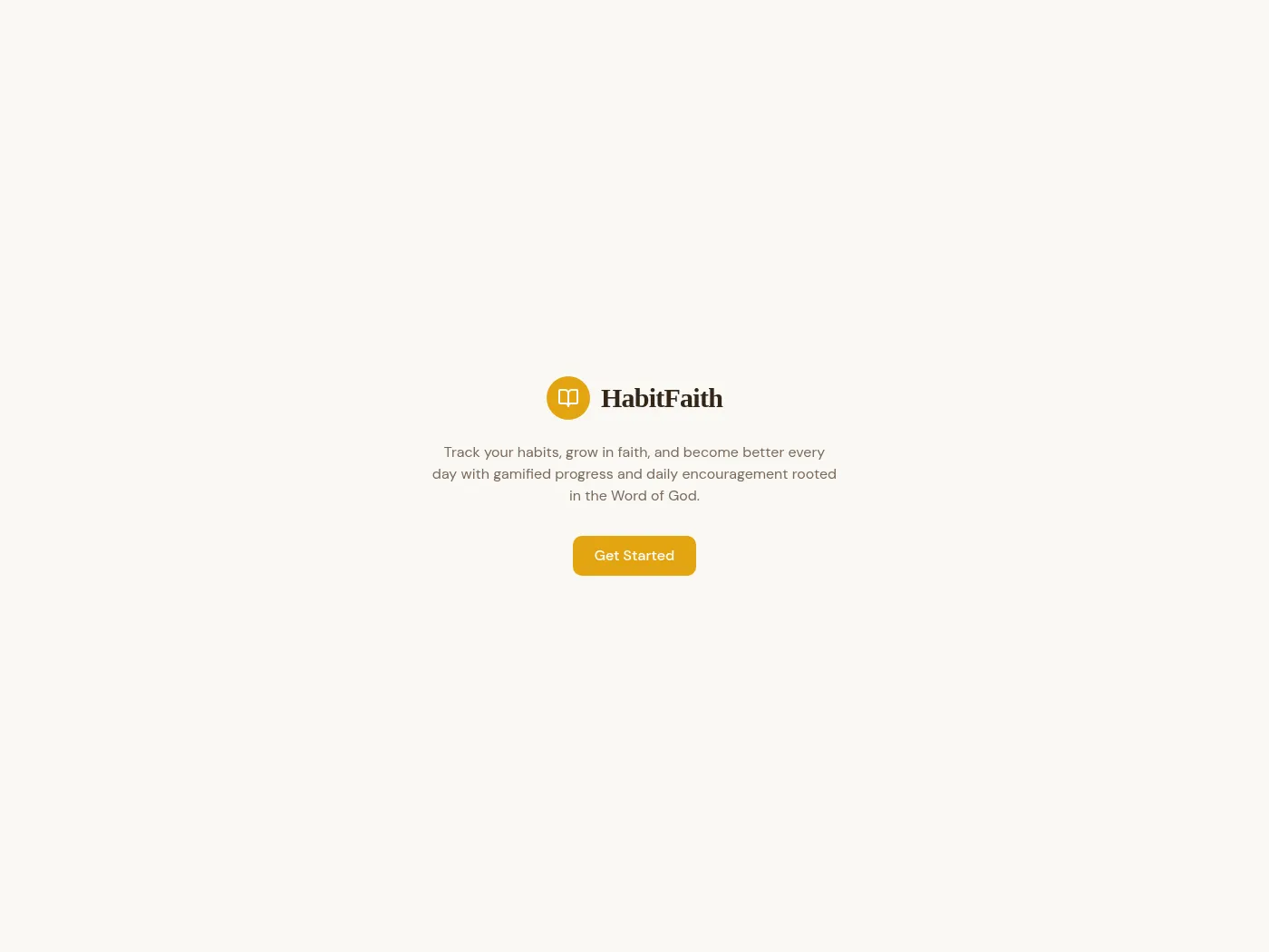 HabitFaith Tracker