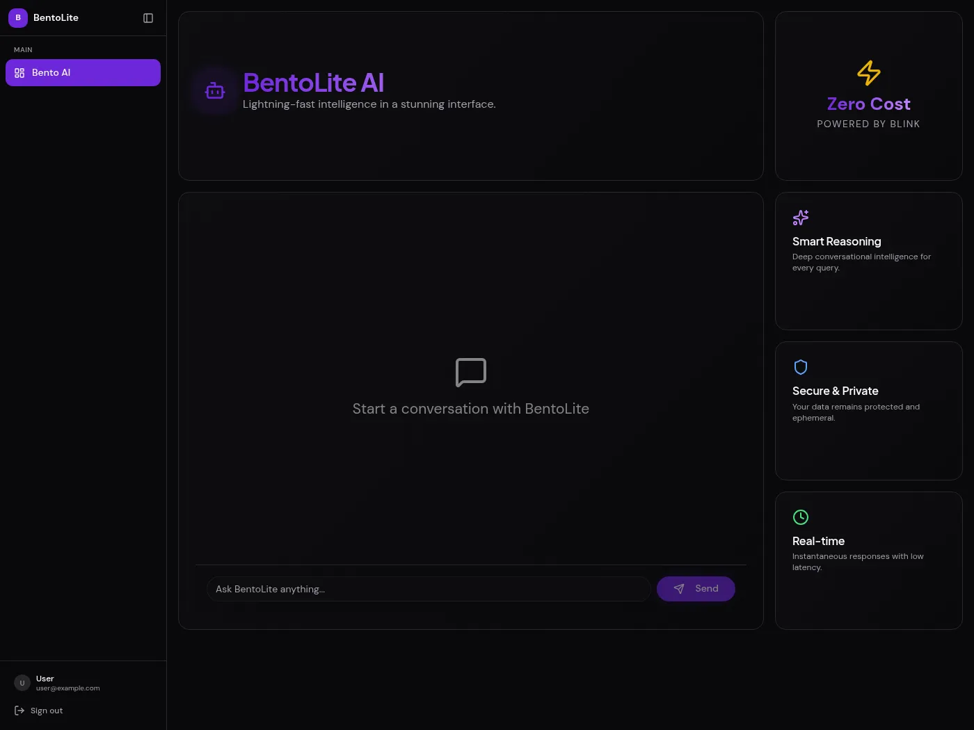 BentoLite AI Chatbot