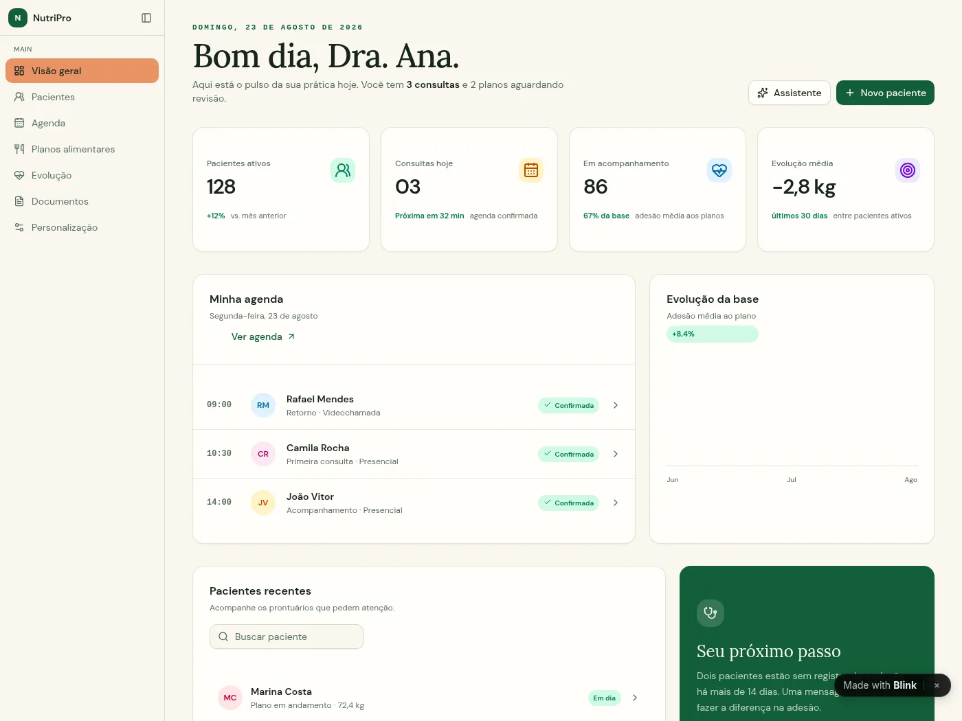NutriPro Platform