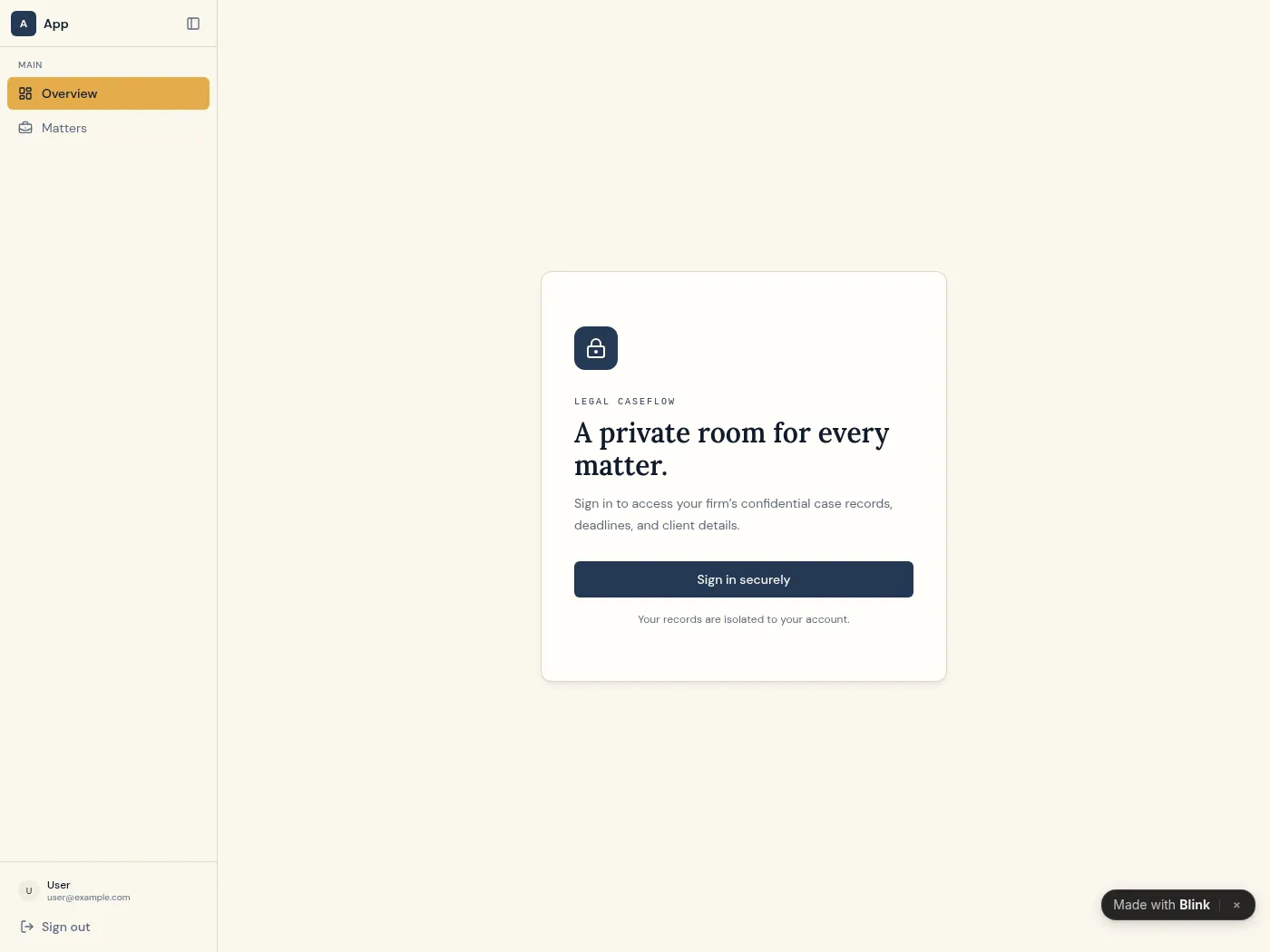 Legal CaseFlow