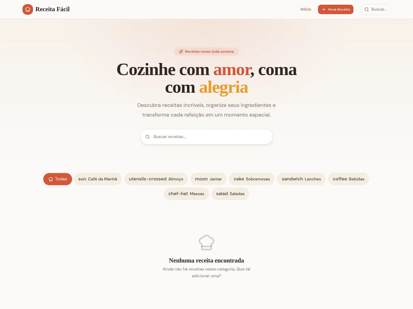 Receita Fácil App