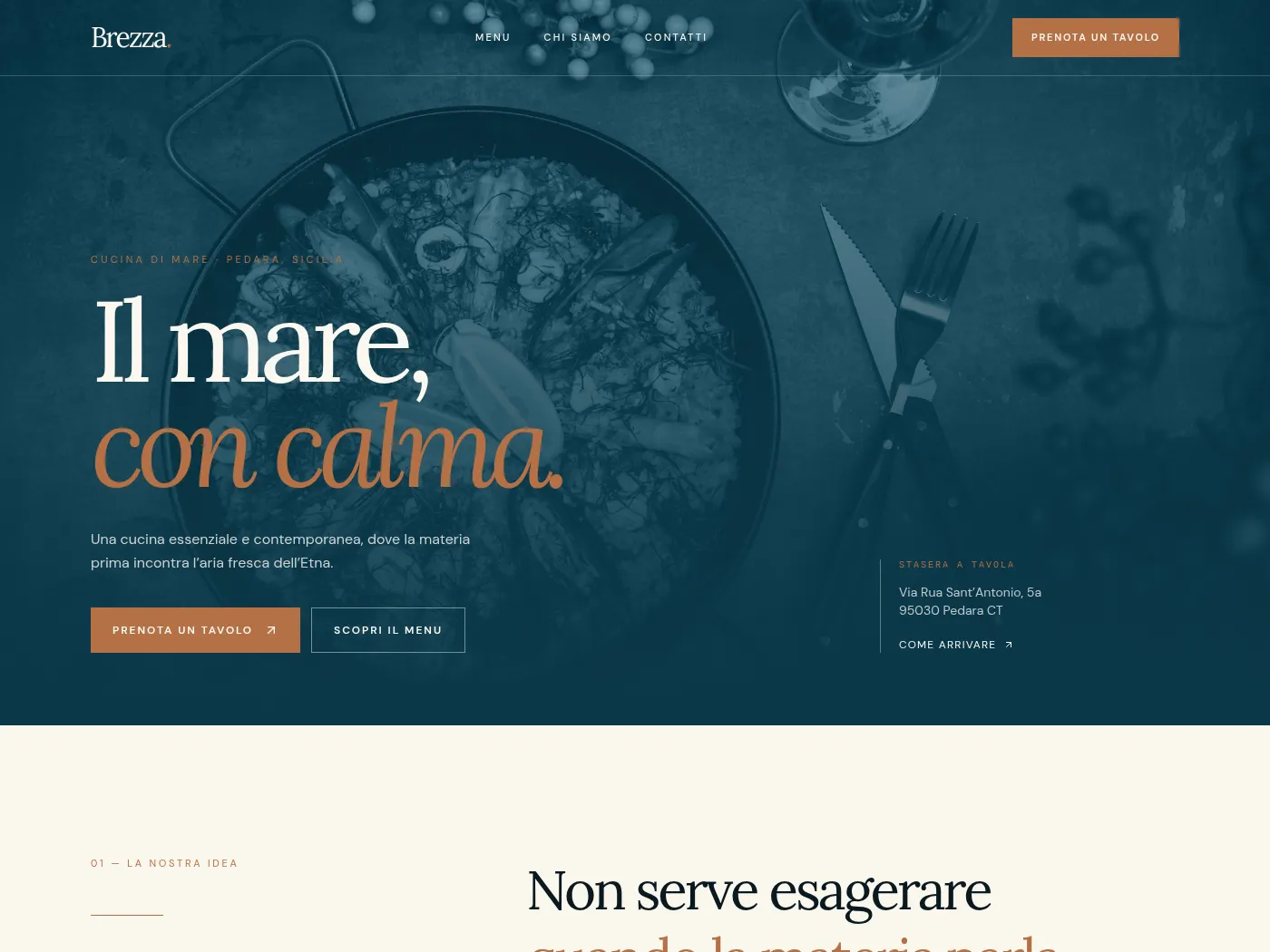 Brezza Restaurant Site
