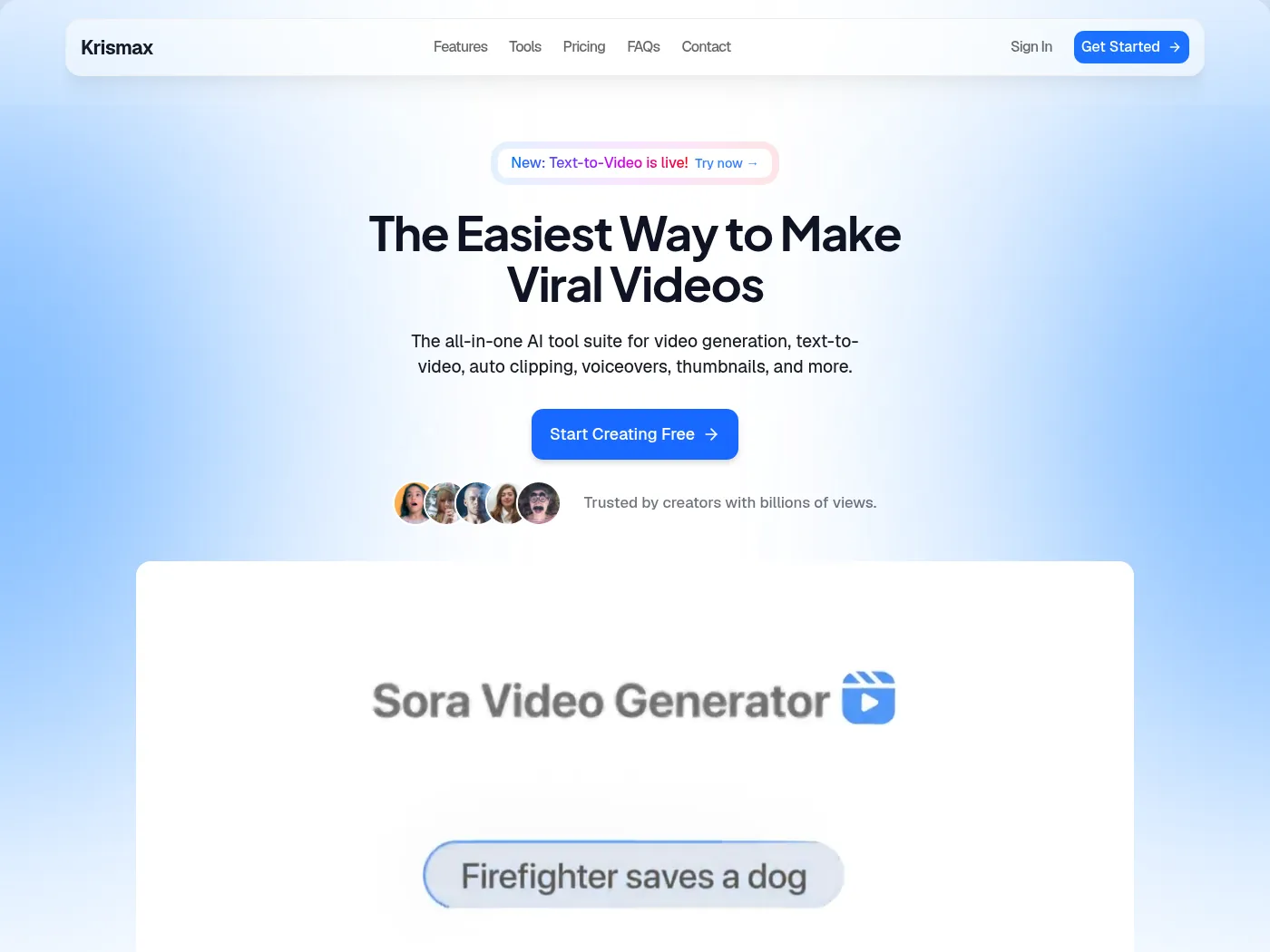 Krismax Video Sharing Site