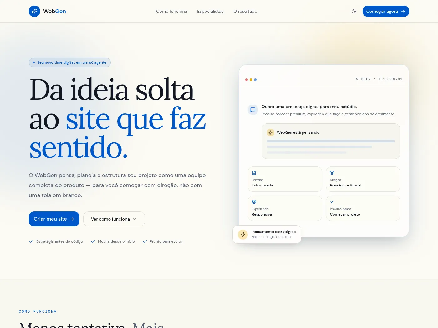 WebGen AI Agent