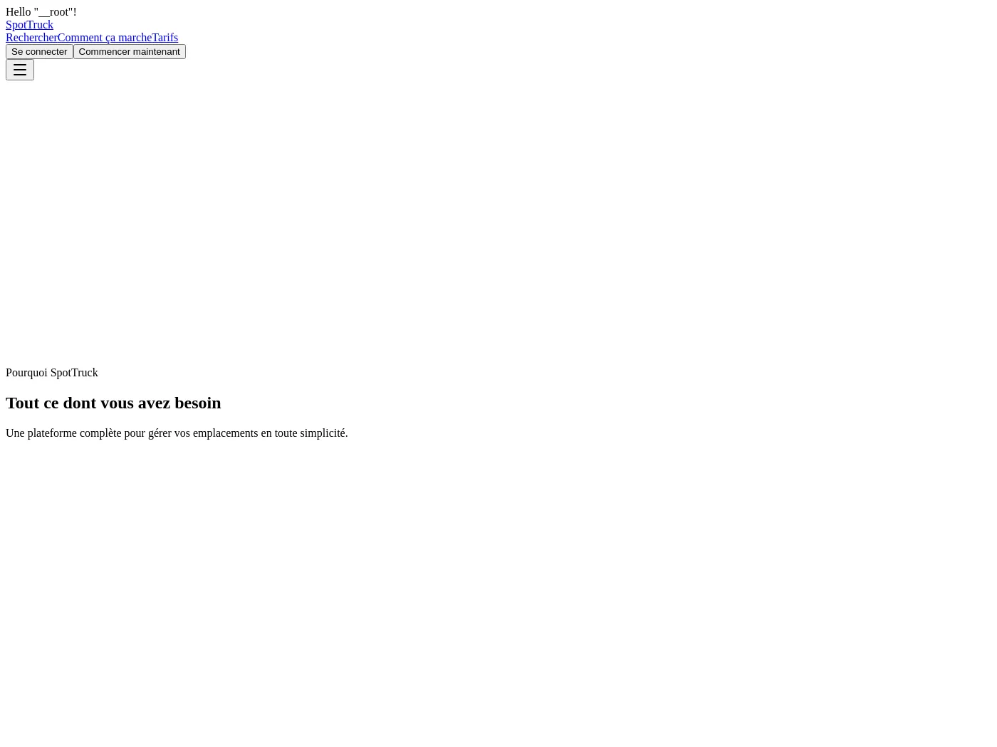 SpotTruck Marketplace