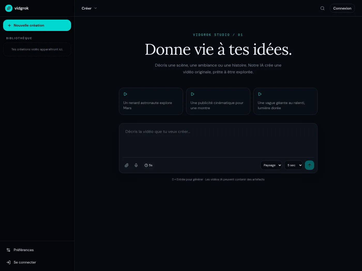VidGrok AI Chat