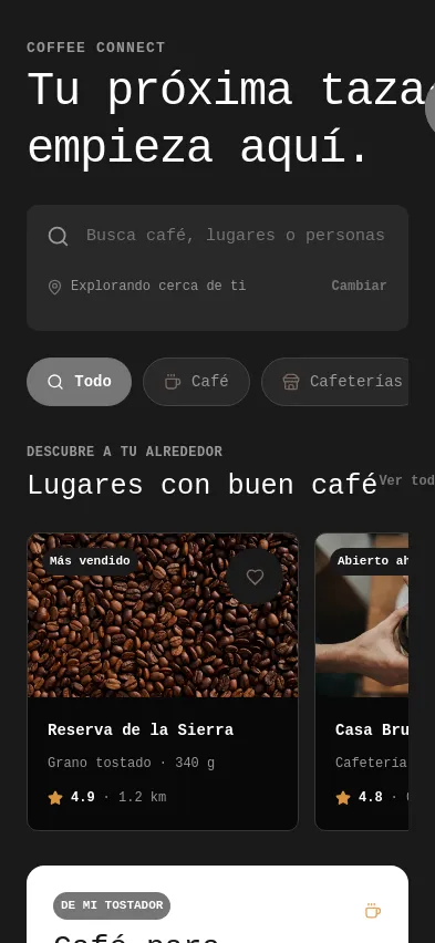 Coffee Connect App