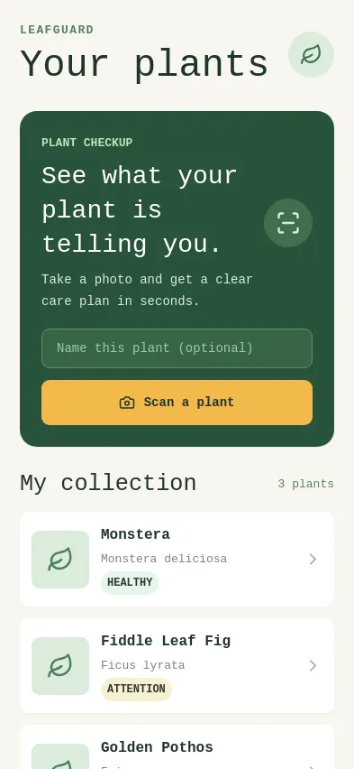 LeafGuard Mobile
