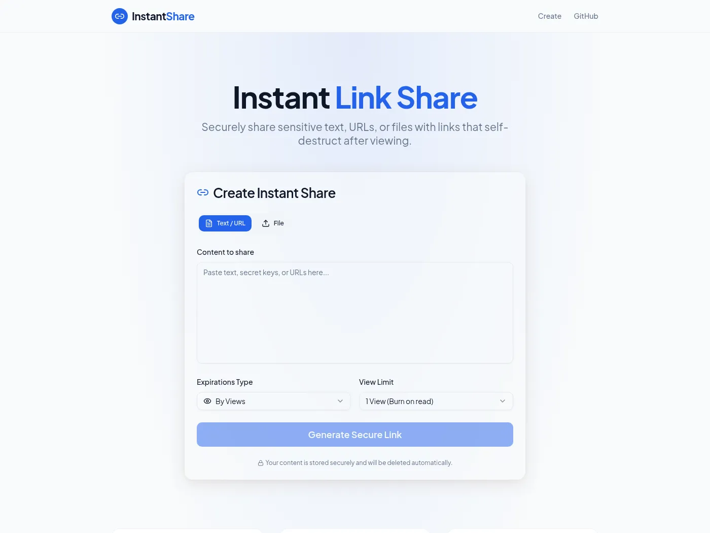 Instant Link Share