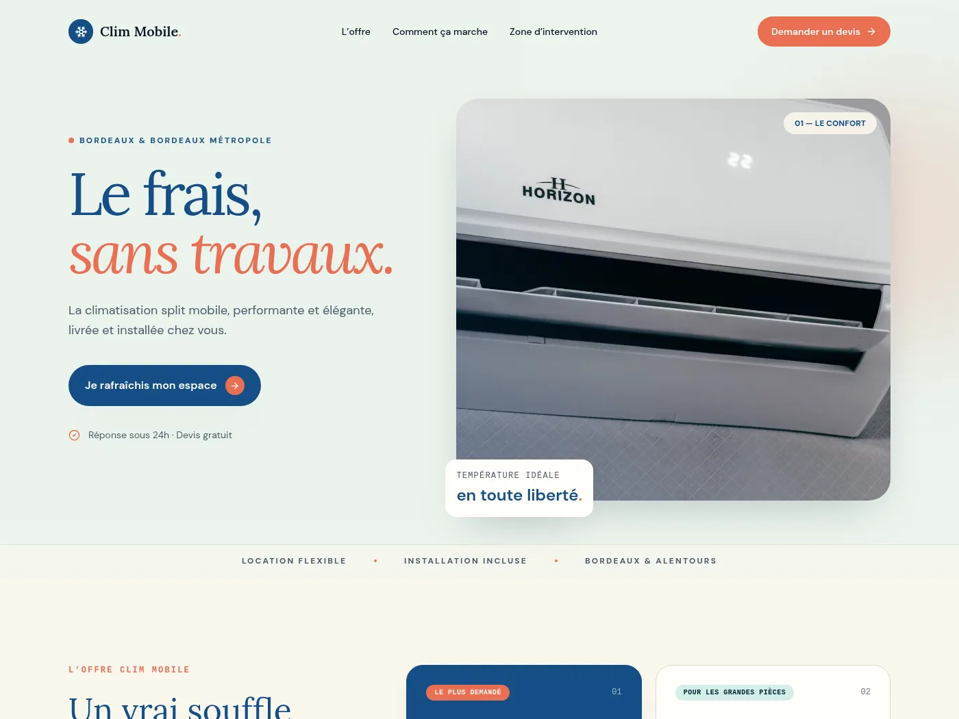 Clim Mobile Bordeaux