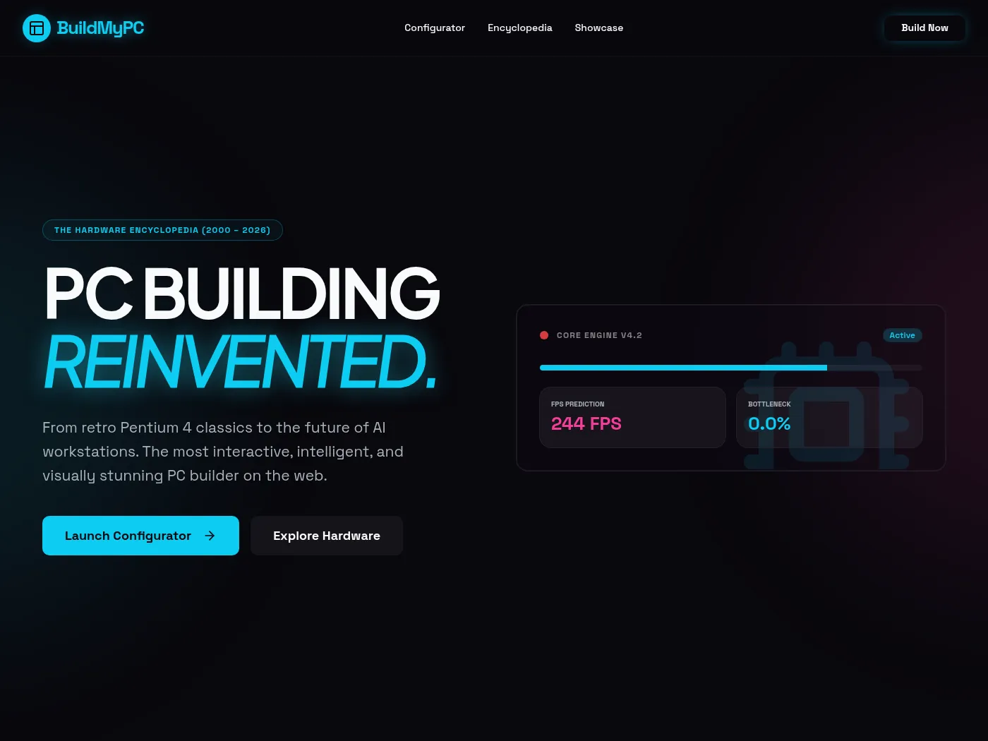 BuildMyPC Interactive Hub