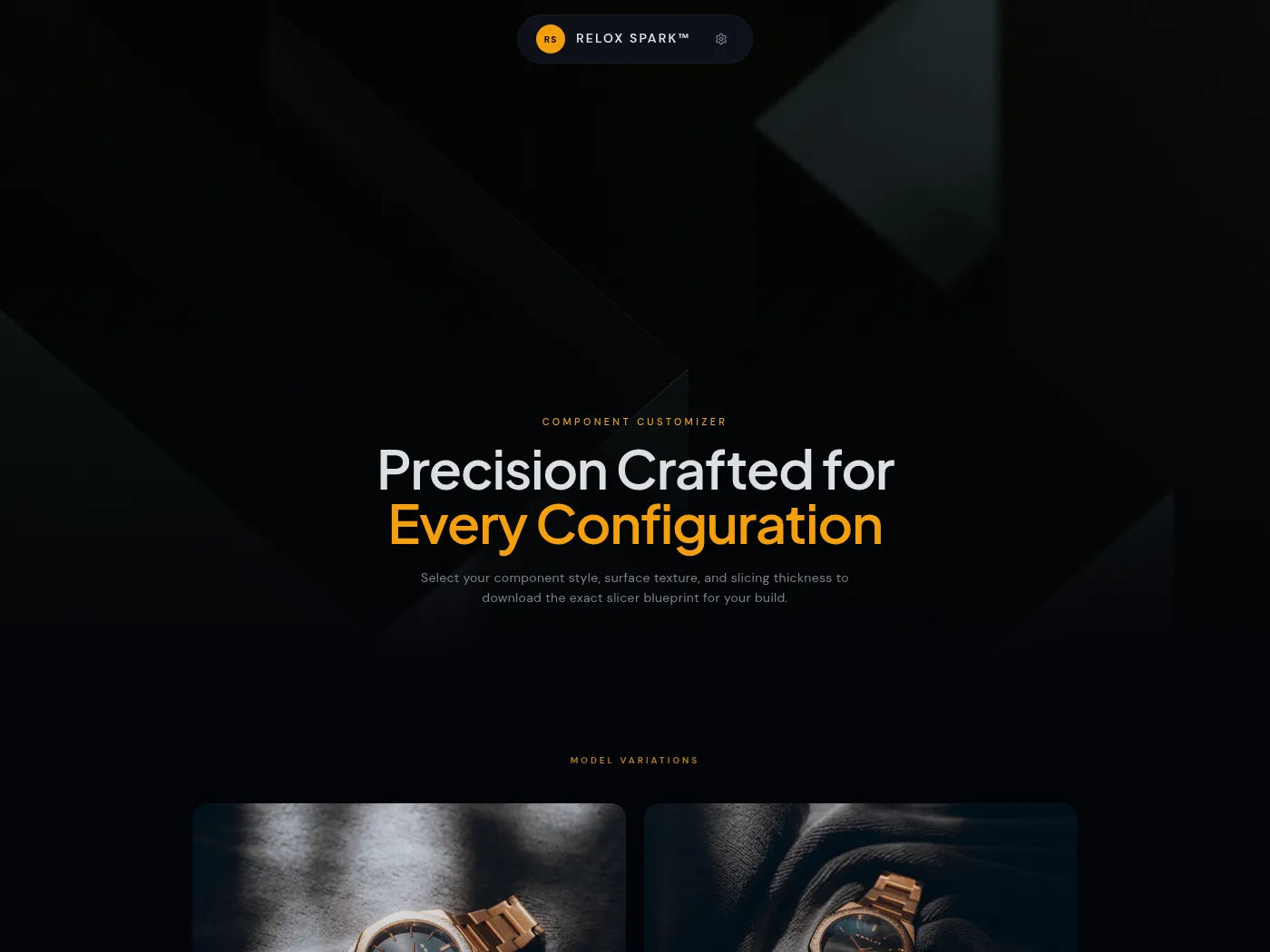 Relox Spark Digital Storefront
