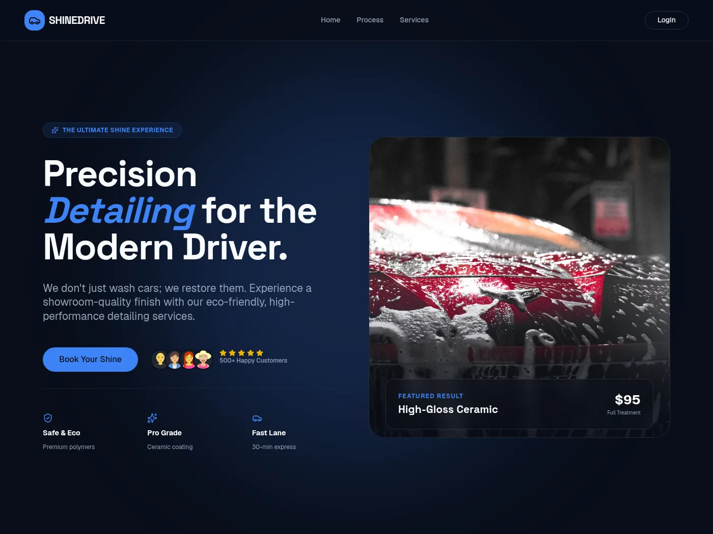 ShineDrive Car Wash Site