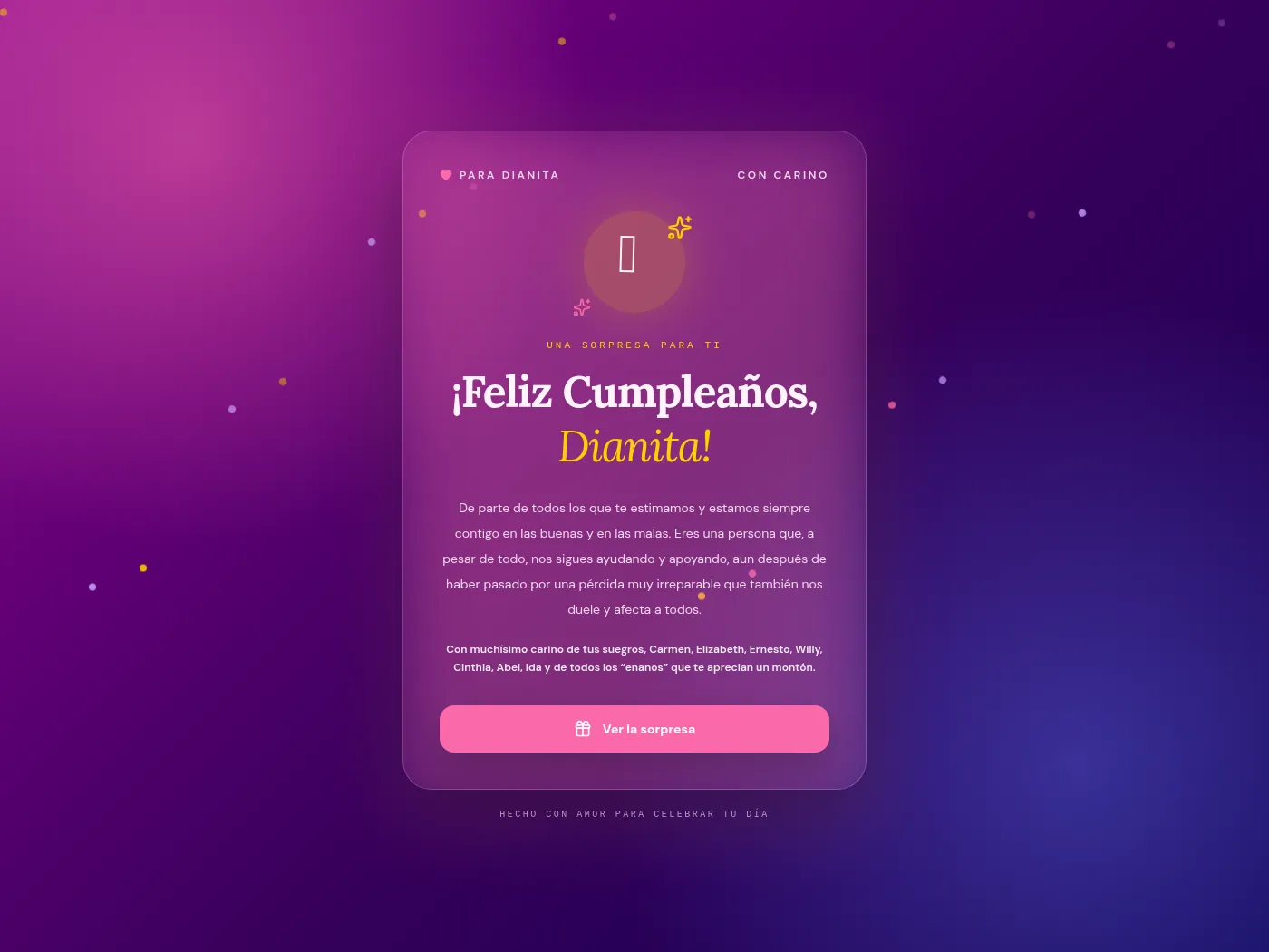 Felicidades Card Maker